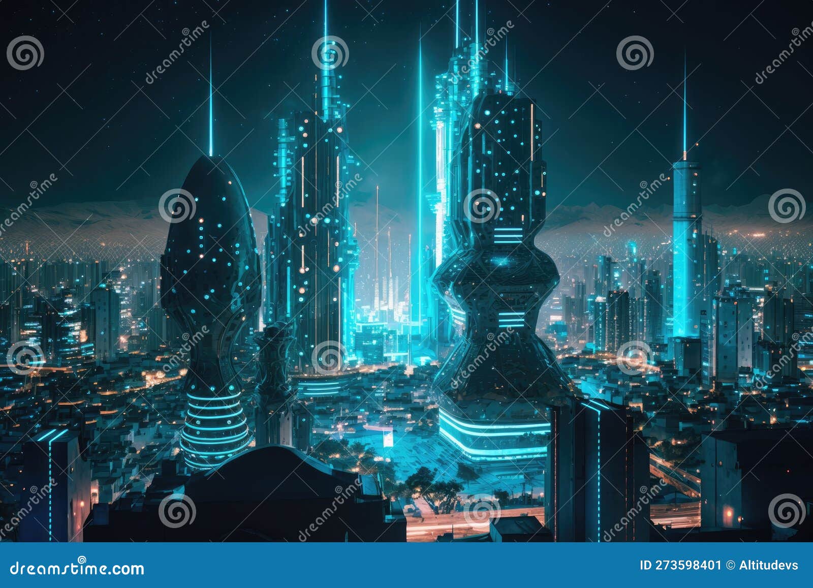 Generational Future in Technological Space of Illuminated Cities and ...