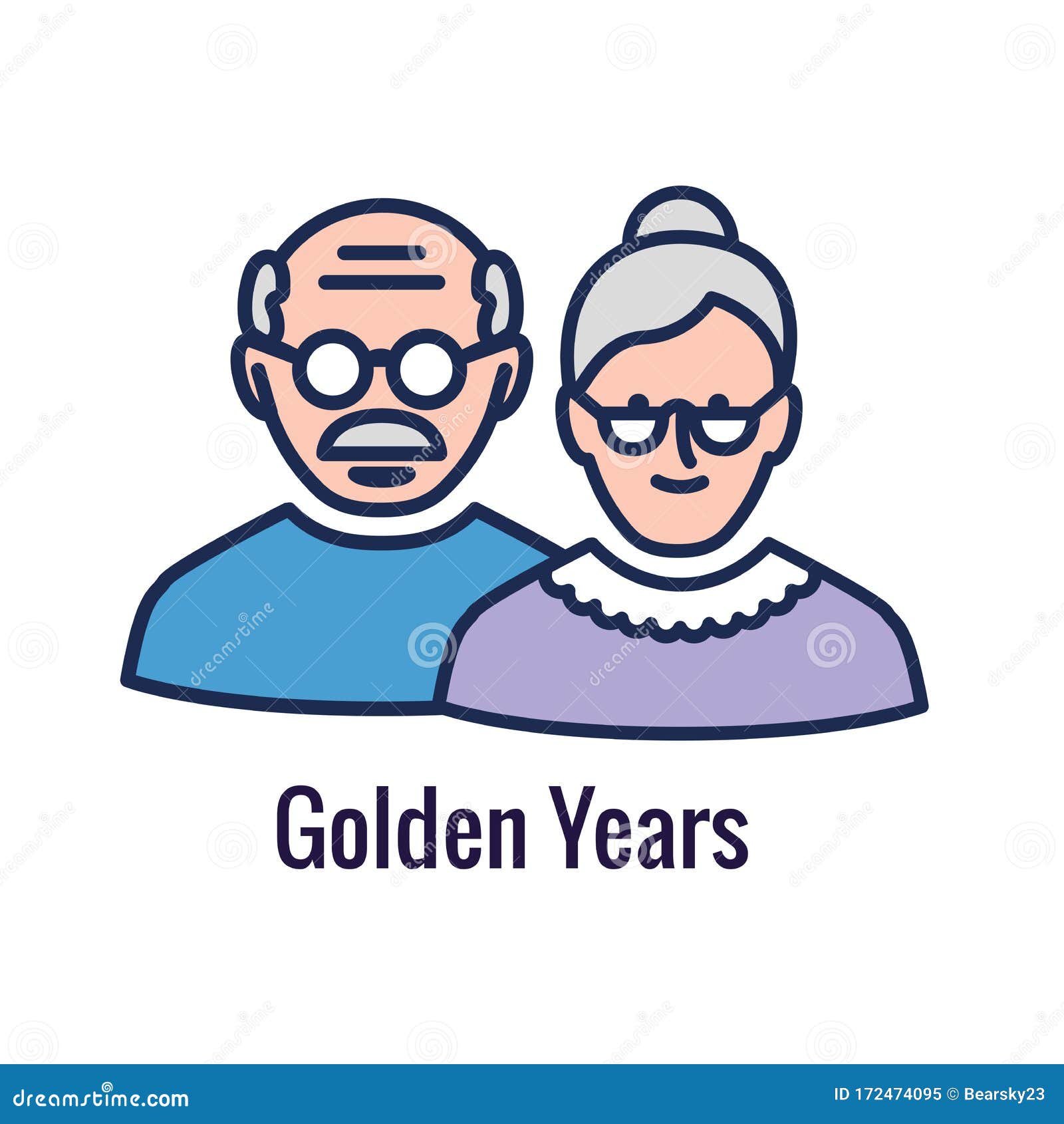 Generational And Retirement Icon Set Showing Considerations ...