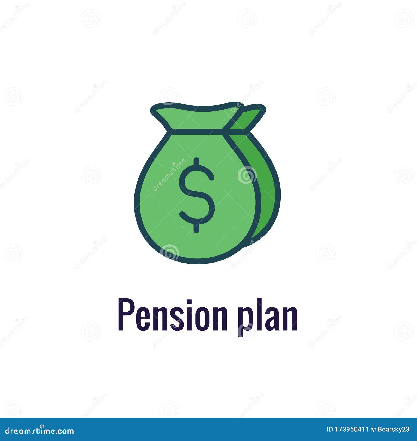 Generational and Retirement Icon Set Showing Considerations ...