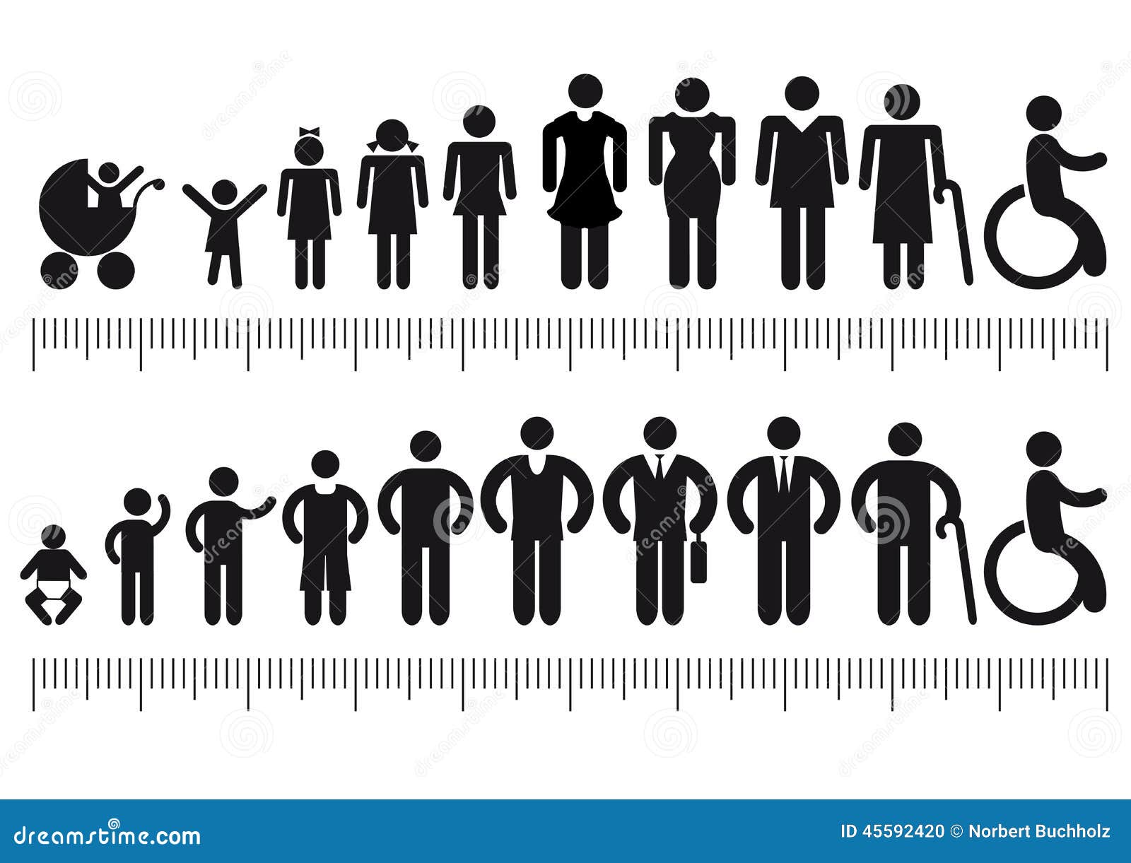 Generations stock vector. Illustration of phase, growing - 45592420