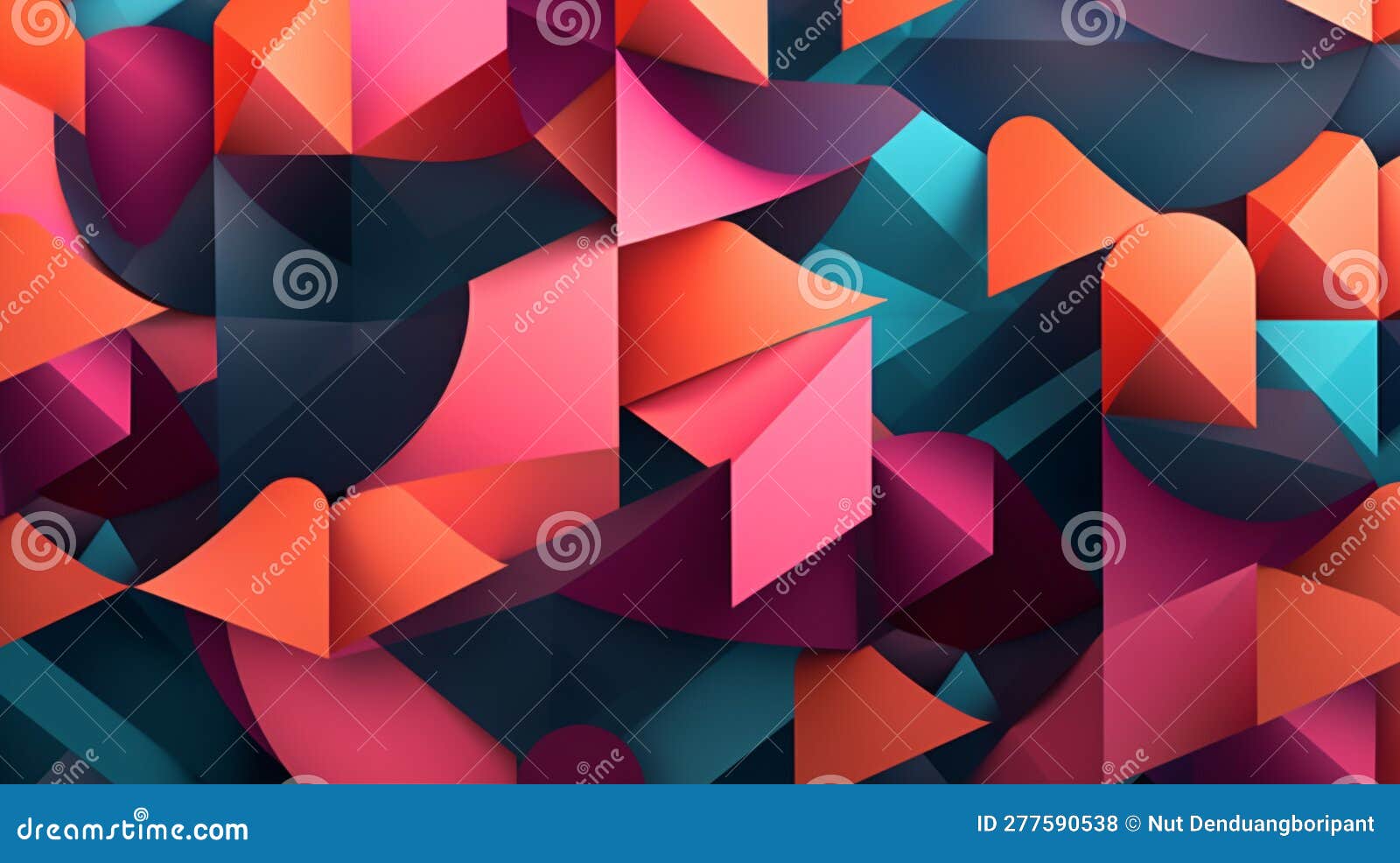 Generative AI, an Abstract Background Image that Incorporates Geometric ...