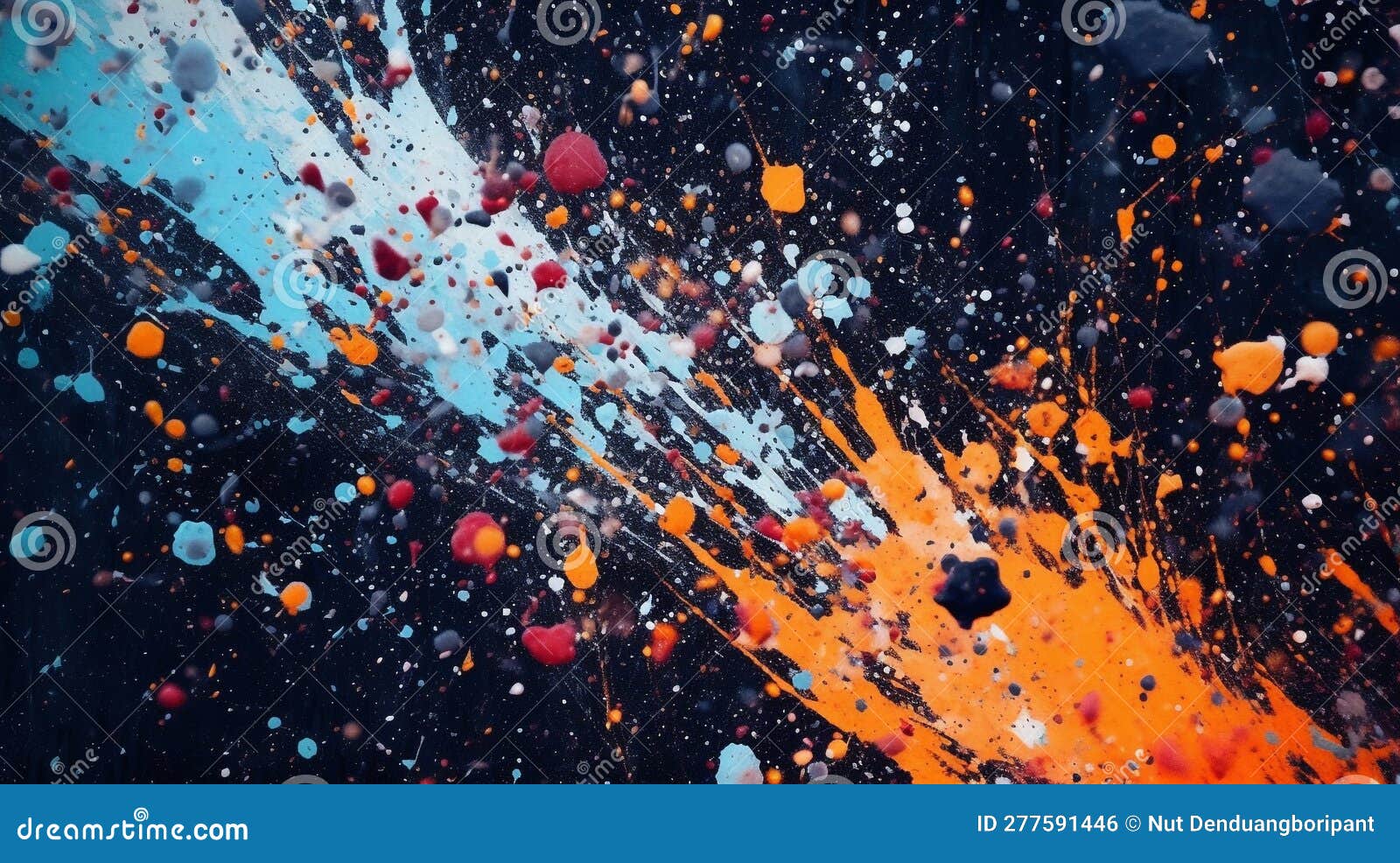 Generative AI, an Abstract Background Image Using a Splatter Effect ...