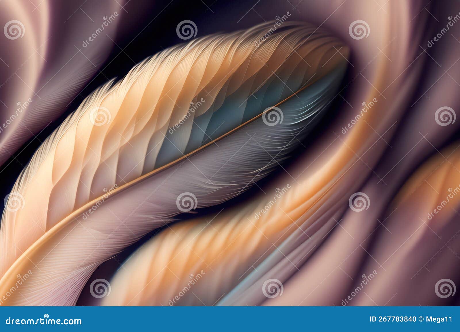 Generative AI: Abstract Feathers Background, Feather Texture Wallpaper ...