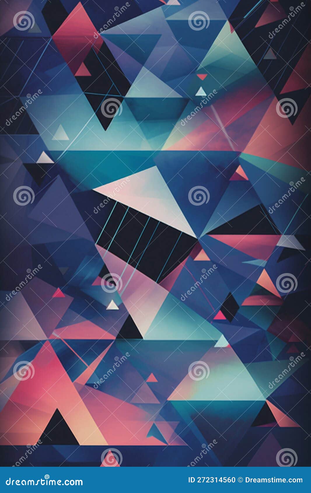 Generative Ai Abstract Geometry Pattern Background Stock Illustration Illustration Of Light