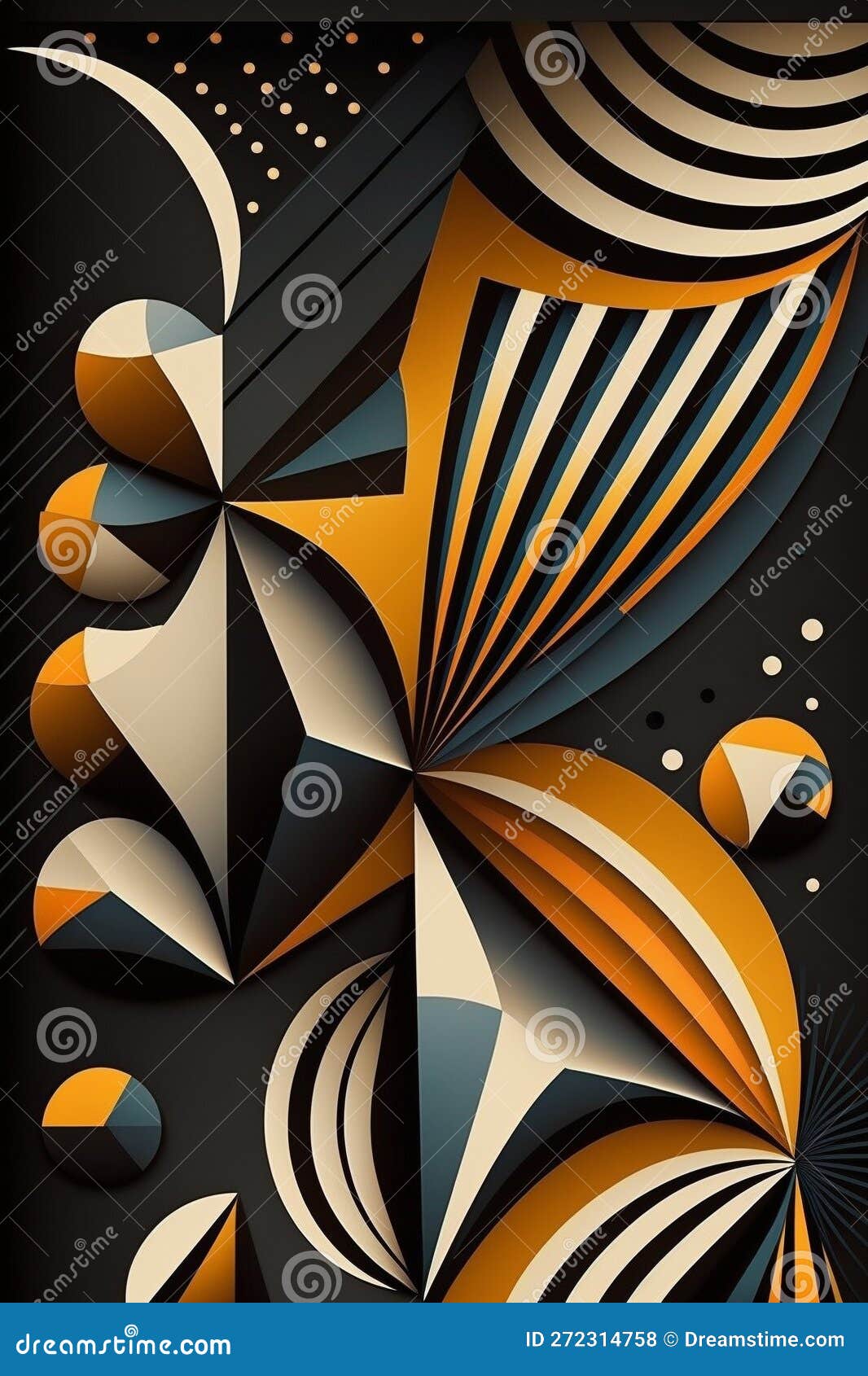Generative Ai. Abstract Geometry Pattern Background Stock Photo - Image ...