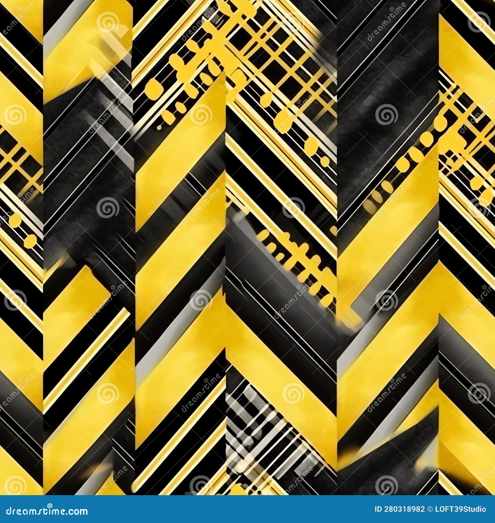 Generative AI Abstract Seamless Pattern- Stock Illustration ...