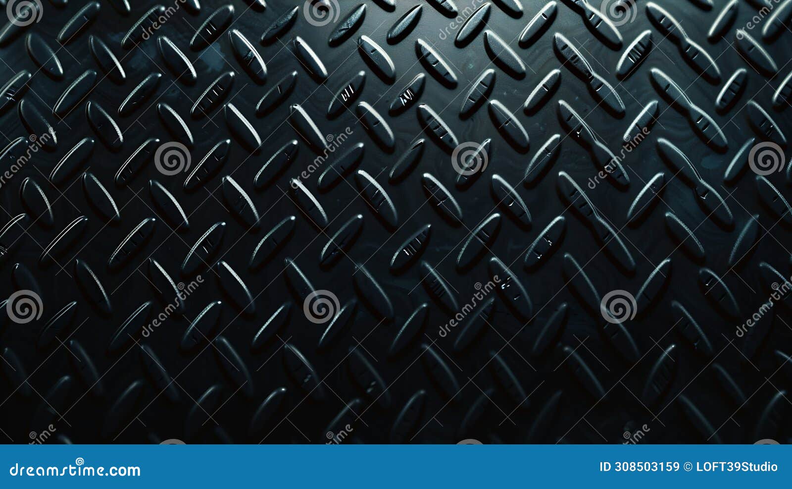 Generative AI Abstract Texture with Rhombic Pattern. Dark Metal ...