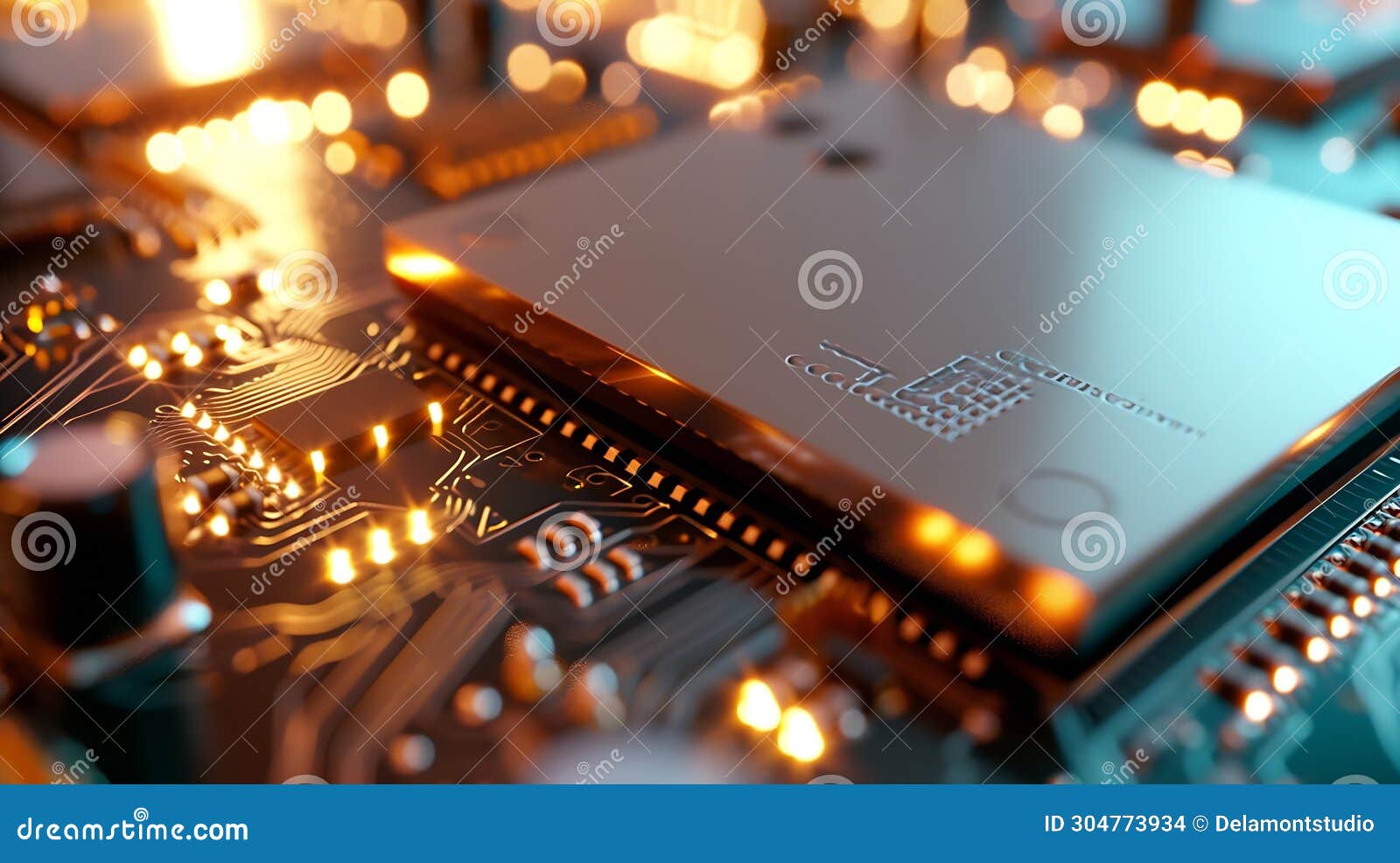 Ai_powered_microprocessor_unit_for_mobile_2 Stock Photo - Image of ...