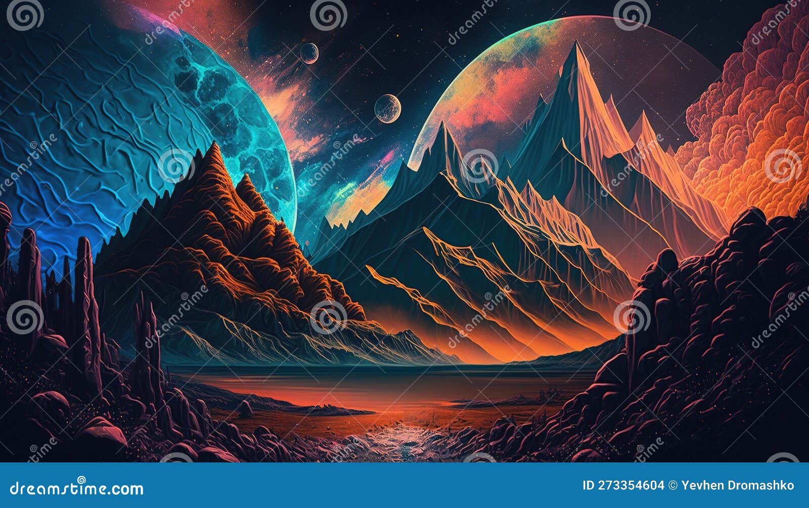 Psychedelic Space Wallpaper Hd