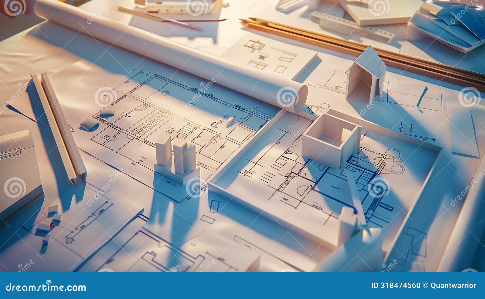 Generative AI Architect Design Working Drawing Sketch Plans Blueprints ...