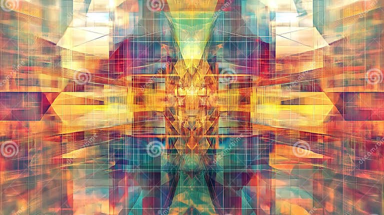 Generative AI Art Depicting Data Visualization As Art Code-drive Stock ...