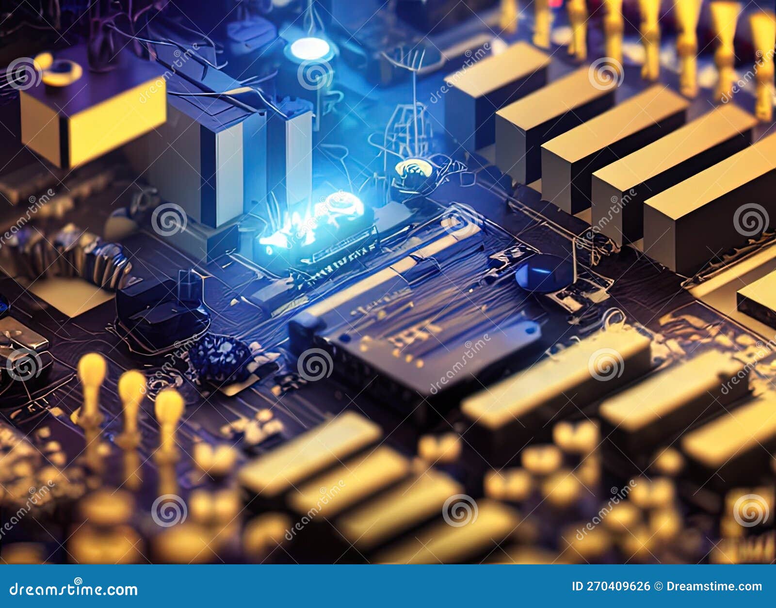 Electronics Engineering Technologists Fictional Work Enviroment Scene ...