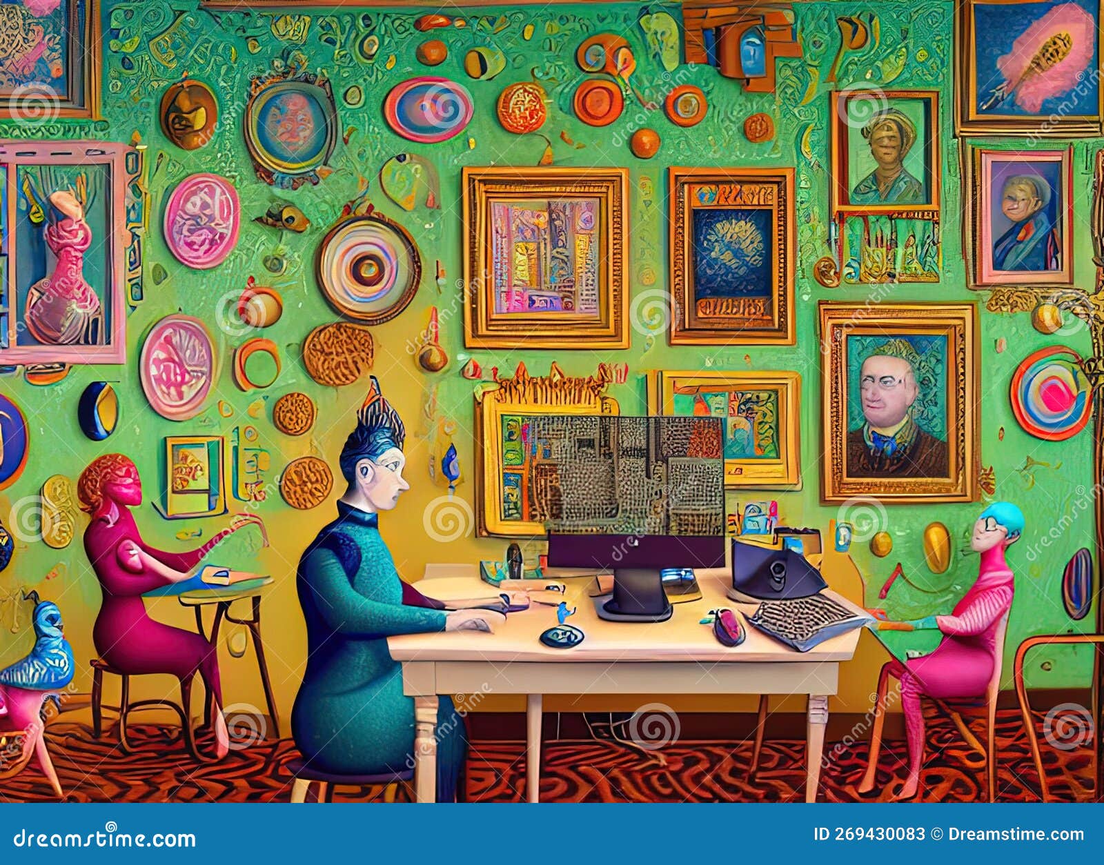 Junior Ai Software Developer Job Fictional Work Environment. Generative ...