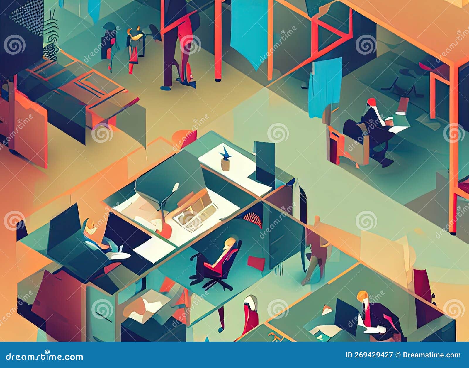 Technical Account Manager Job Fictional Work Environment. Stock ...