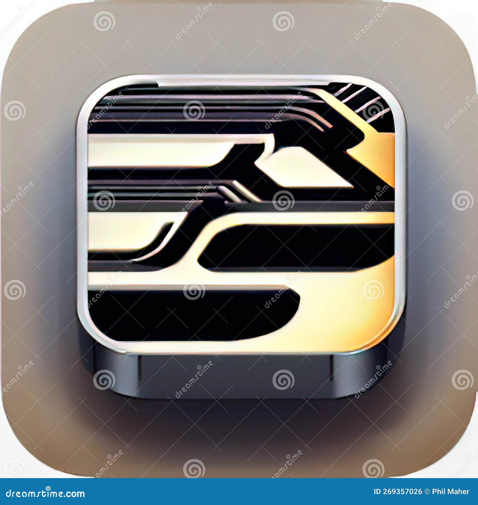 Barcode Scanner Software App Style Icon. Generative AI. Stock ...