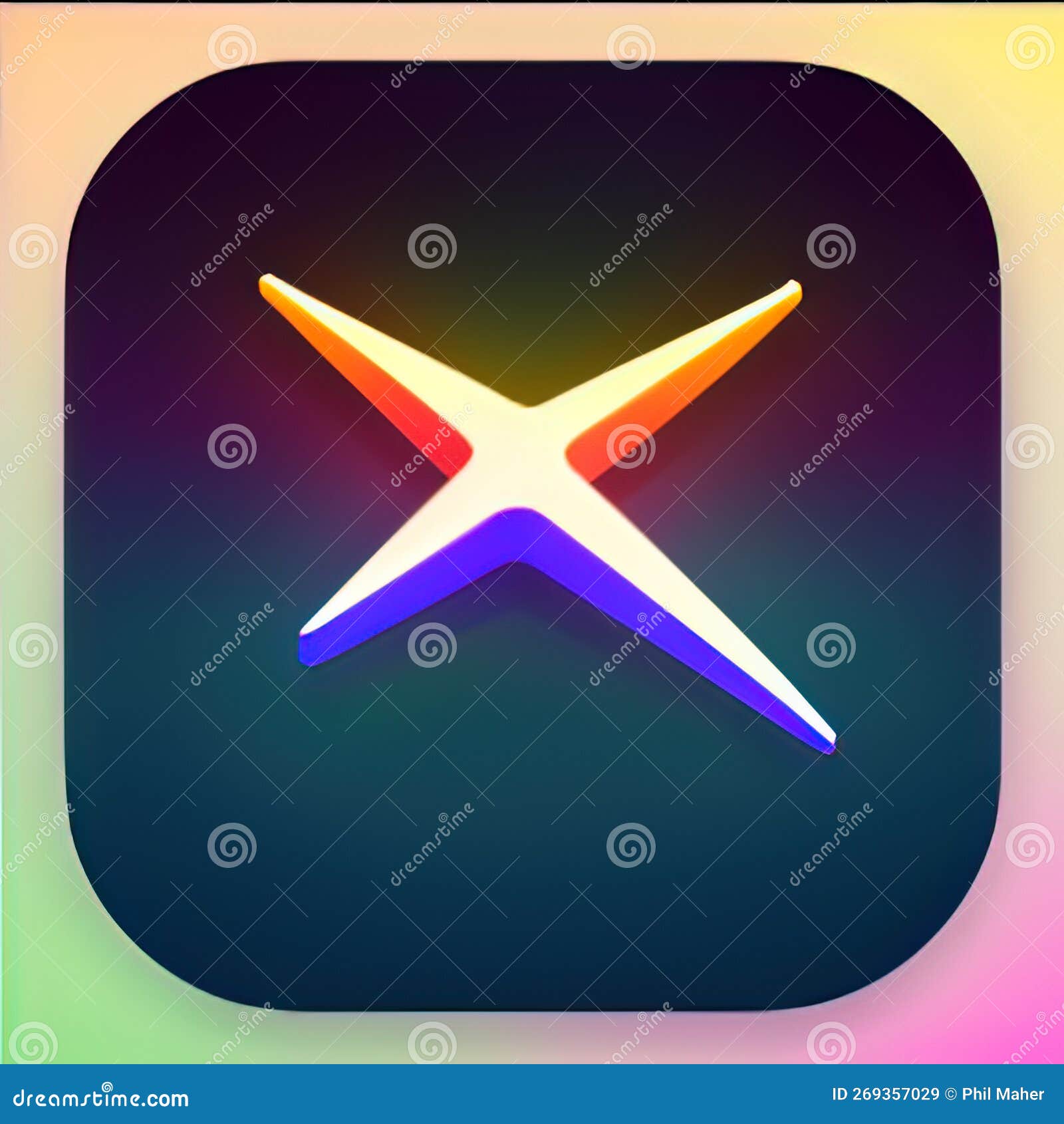 Beat ‘Em Up Software App Style Icon. Generative AI. Stock Illustration ...