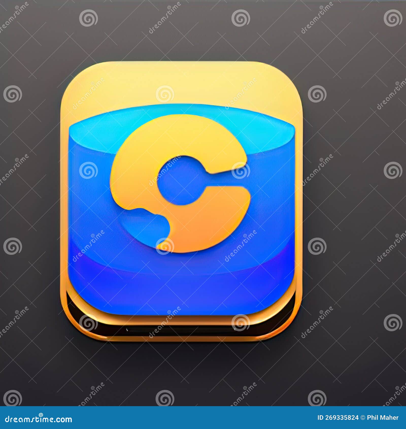 Caller Id Software App Icon. Generative AI. Royalty-Free Stock ...