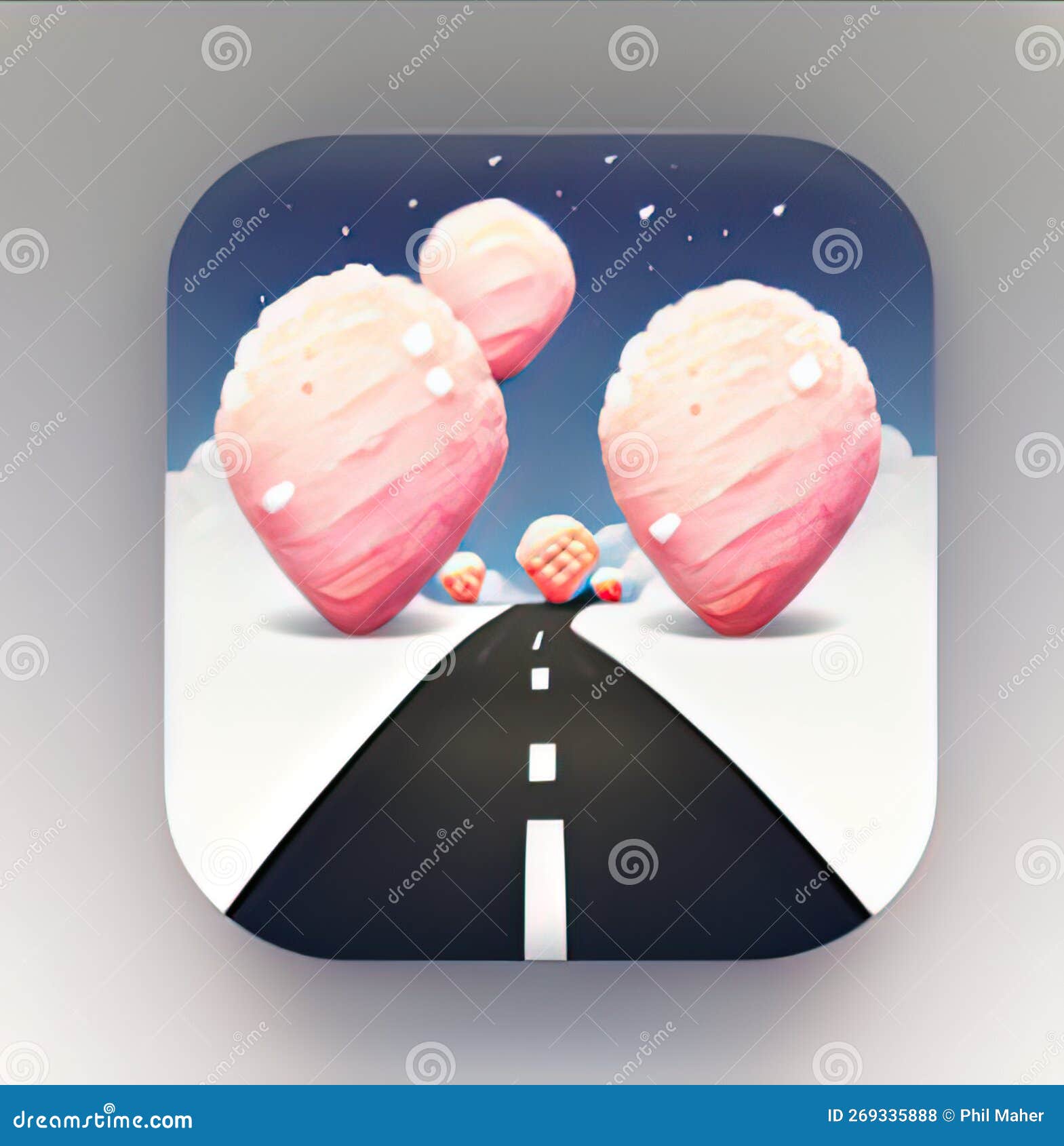 Dating Simulation Software App Style Icon. Generative AI. Stock ...