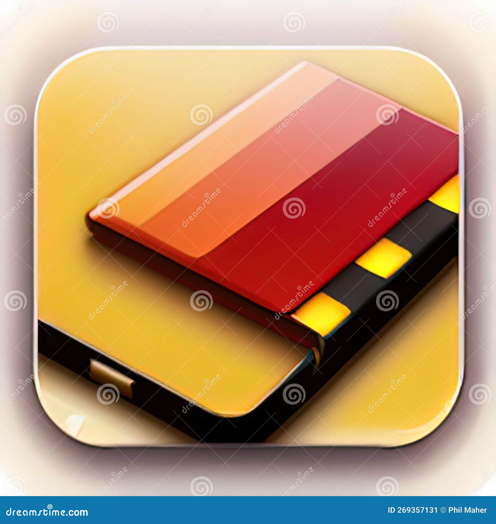 Ereader Software App Style Icon. Generative AI. Stock Illustration ...