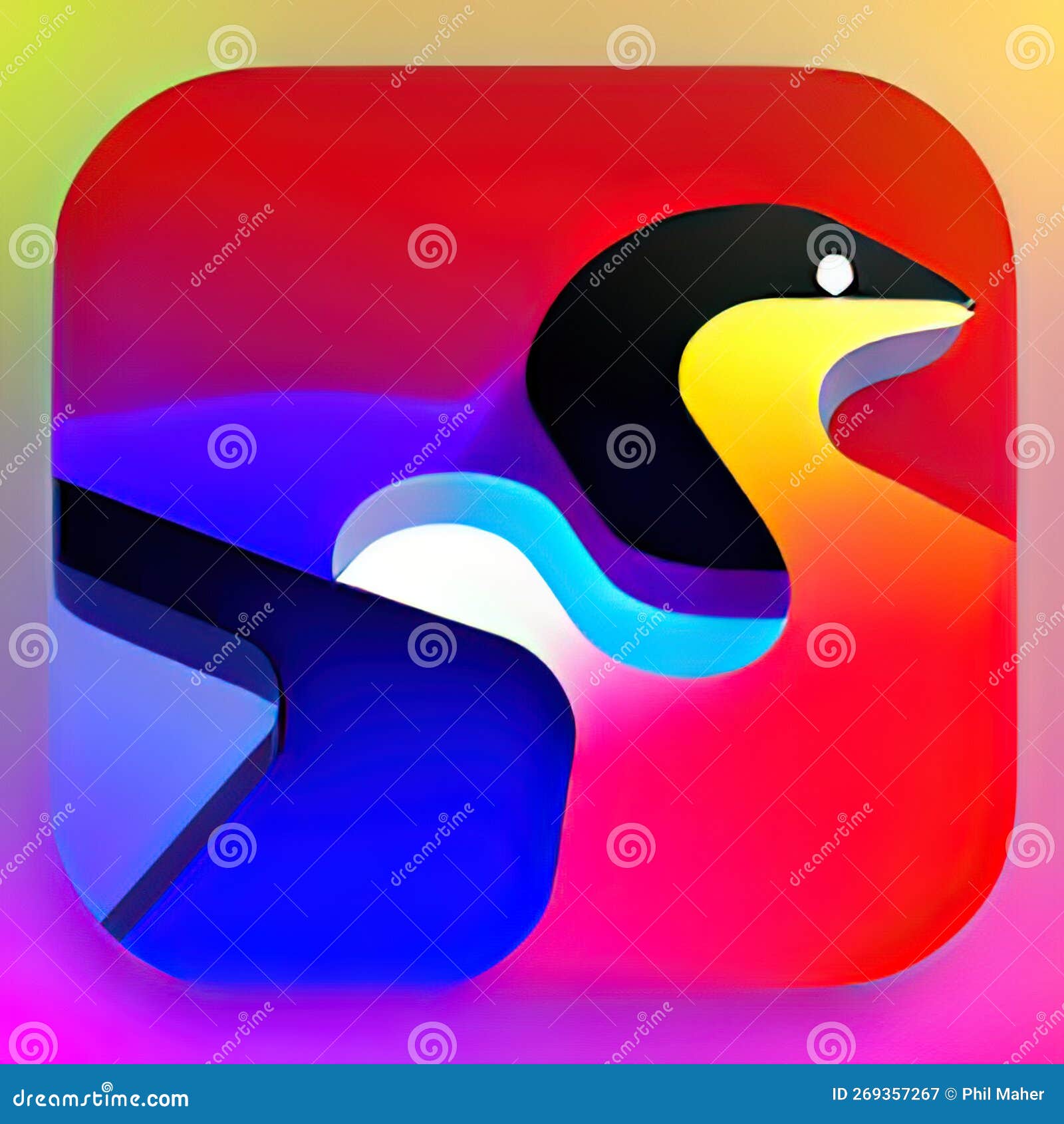 Pair Matching Software App Style Icon. Generative AI. Stock ...