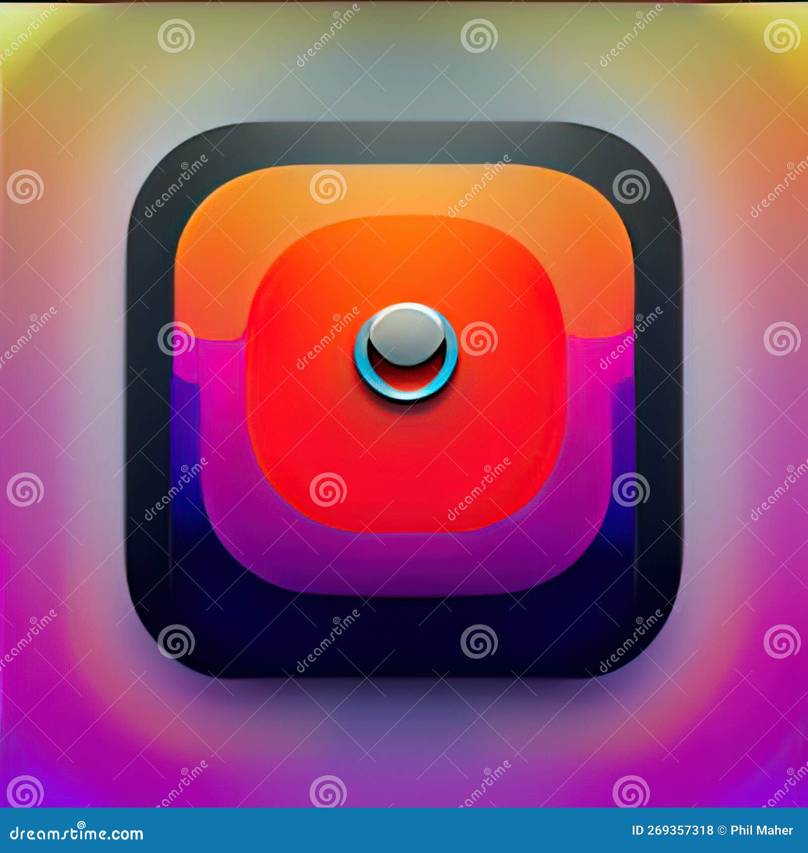 Remote Control Software App Style Icon. Generative AI. Stock ...