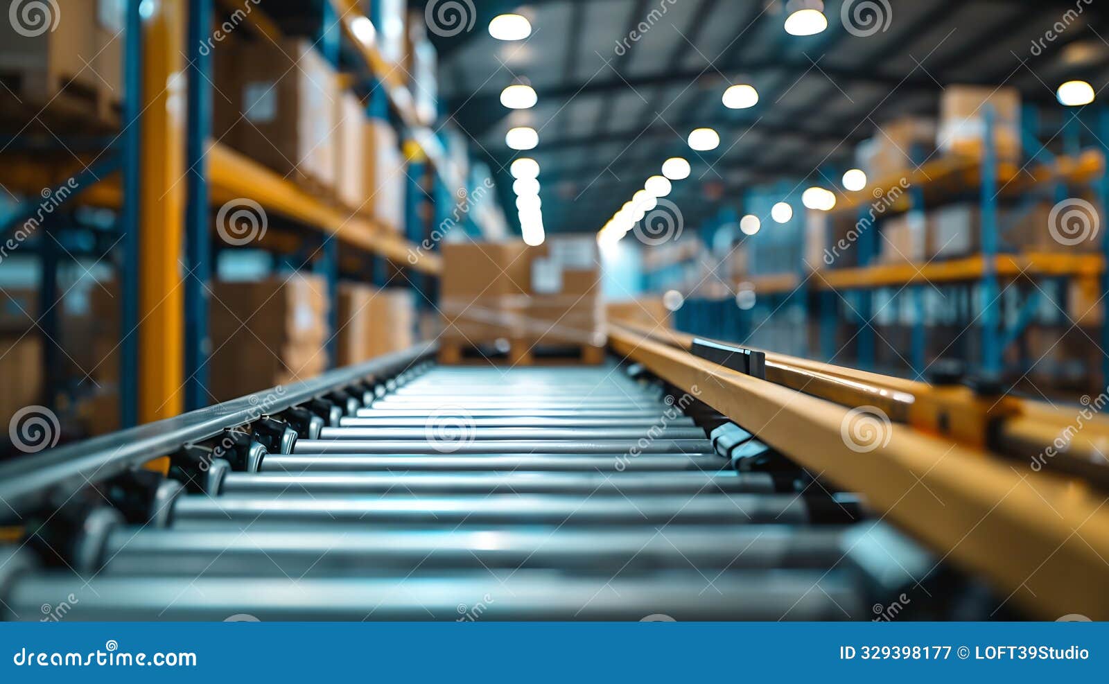 Generative AI Automated Conveyor Belt Sorting Mechanism in a Logistics ...