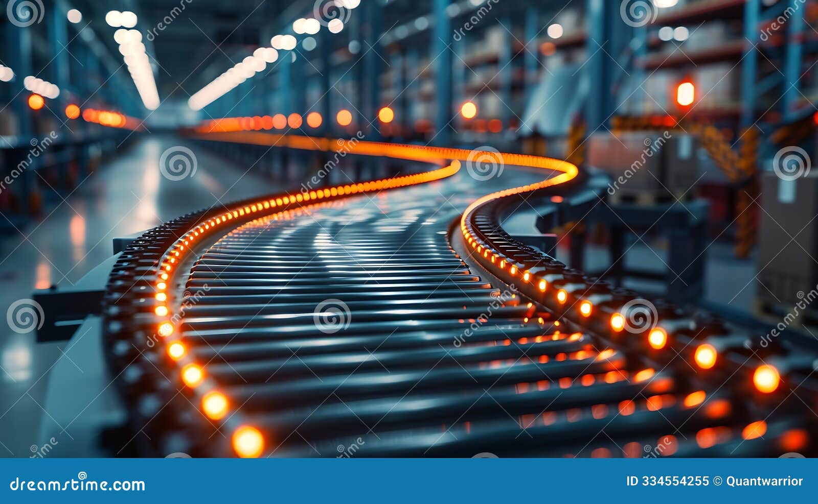 Generative AI Automated Conveyor Belt Sorting Mechanism in a Logistics ...