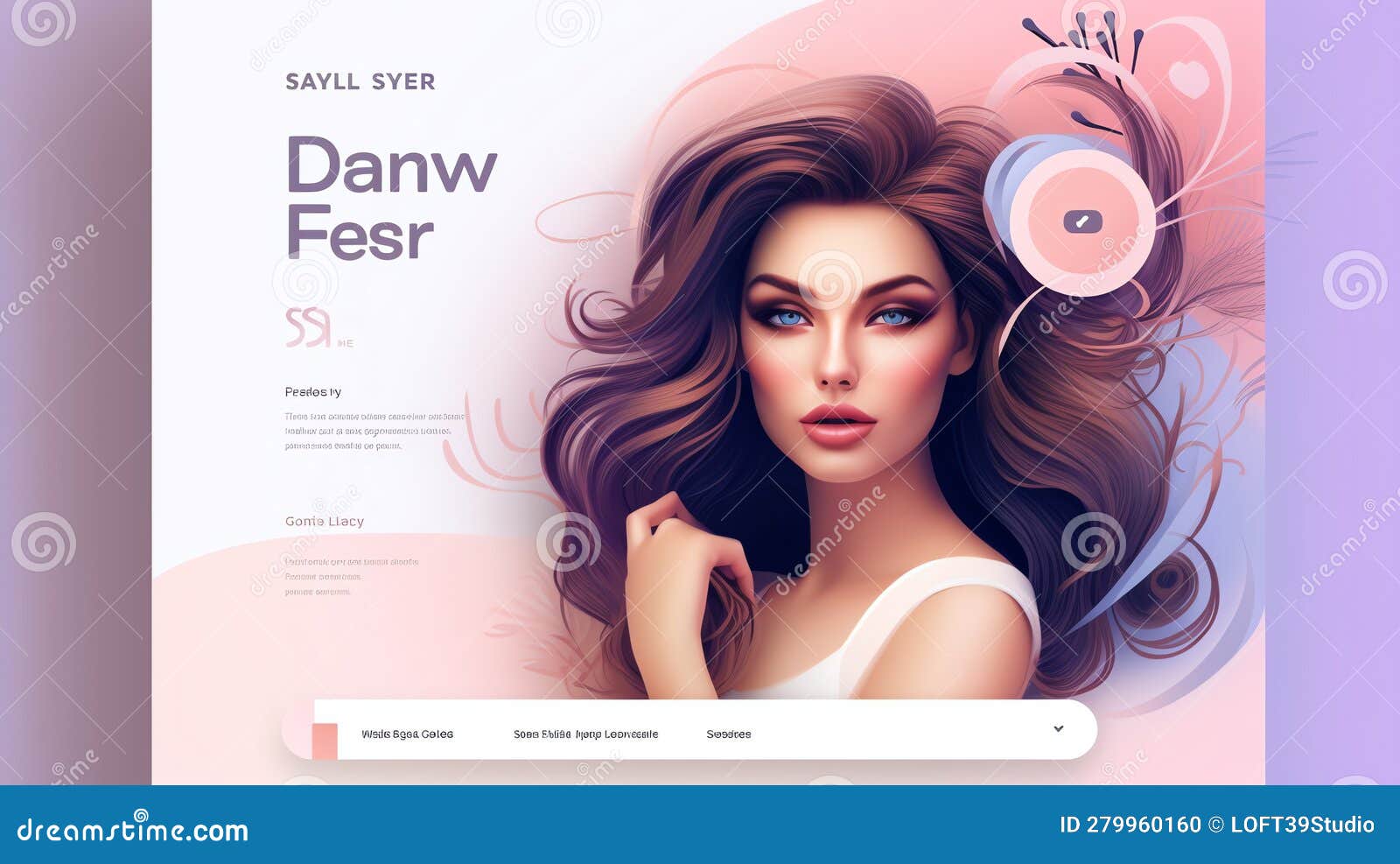 Generative AI Beauty Cosmetic Salon Application- Stock Illustration ...