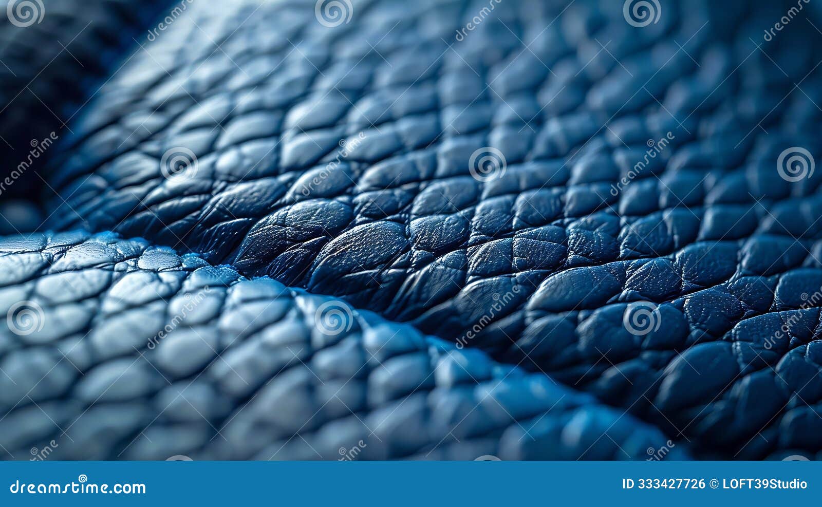 Generative AI Blue Leather Fabric Texture Background Textile Material ...