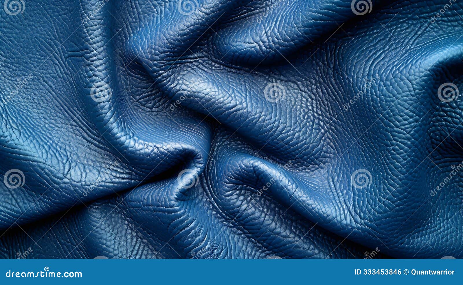 Generative AI Blue Leather Fabric Texture Background Textile Material ...