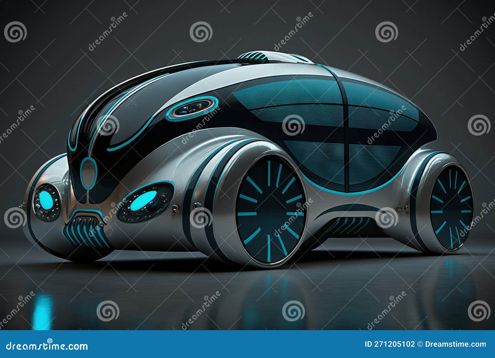 Generative AI of a Brand-less Generic Concept Car in Studio Environment ...