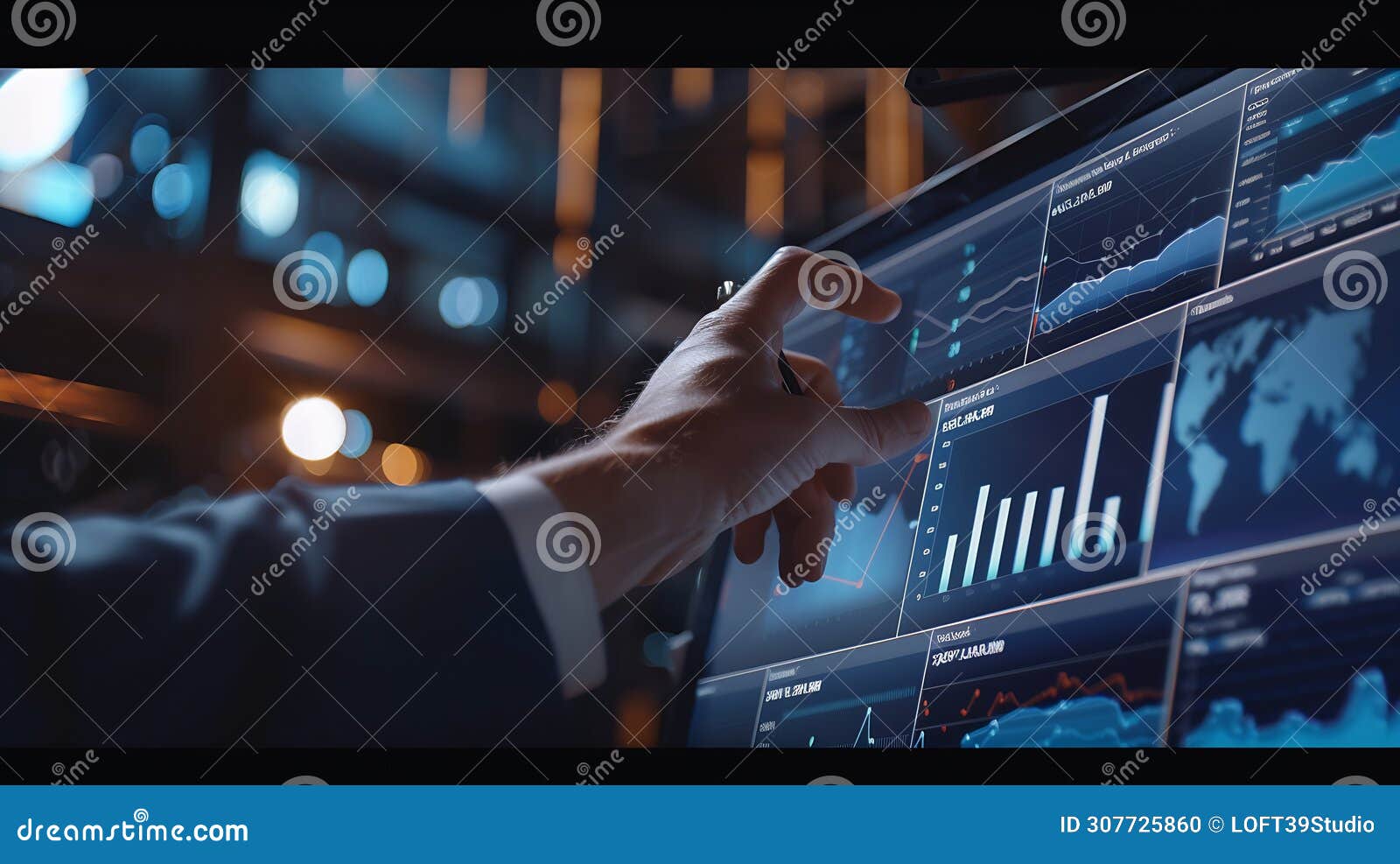 Generative AI Business Finance Data Analytics Graph.Financial ...