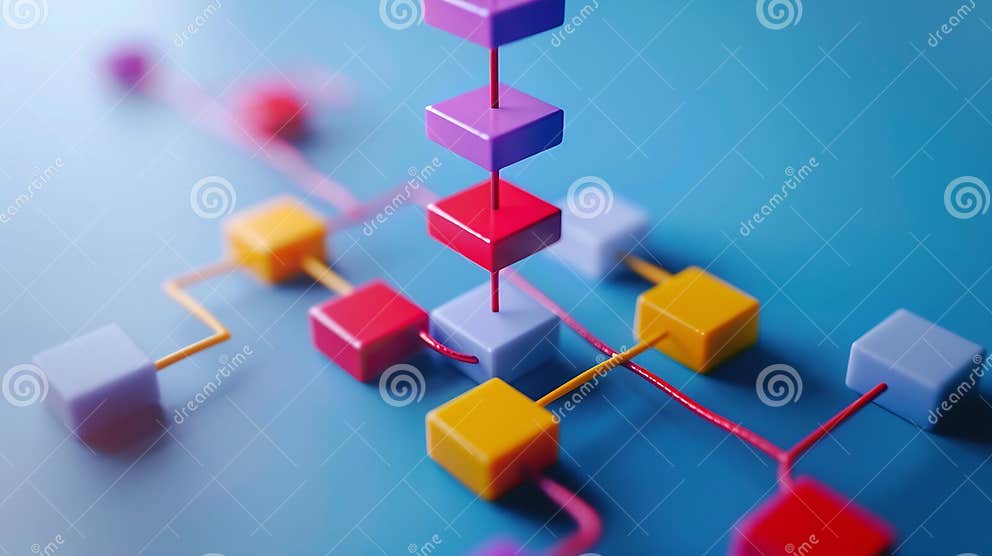 Generative AI Business Hierarchy Company Structure Concept Business ...