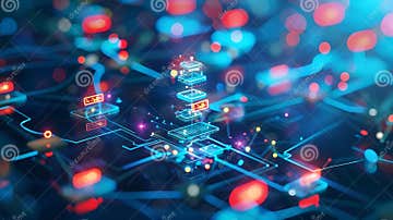 Generative AI Business Hierarchy Company Structure Concept Business ...