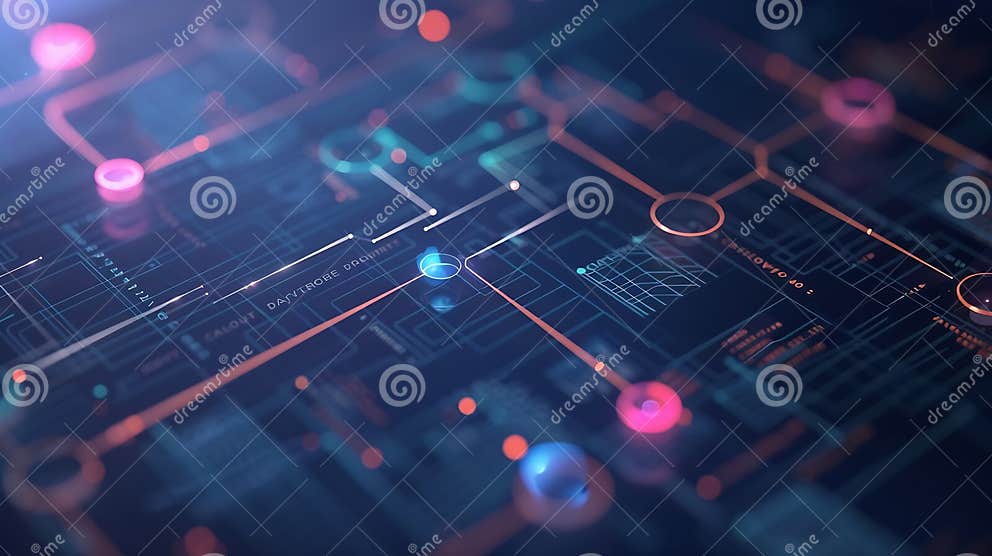 Generative AI Business Process and Workflow Automation with Flowchart Organization Chart with ...