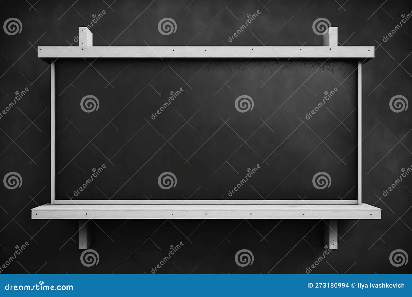 Generative Ai Chalk Painting Sign, White Frame, Mockup Stock ...