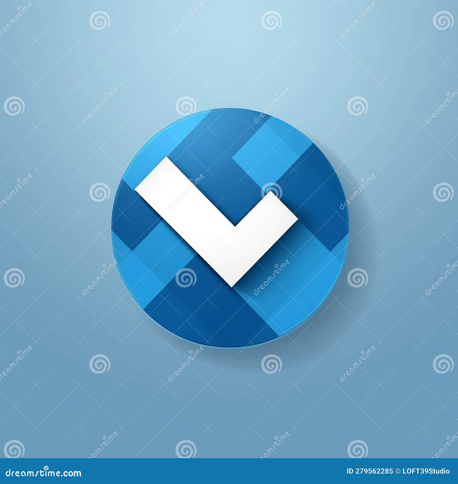 Generative AI Check Mark Icon- Stock Illustration - Illustration of ...
