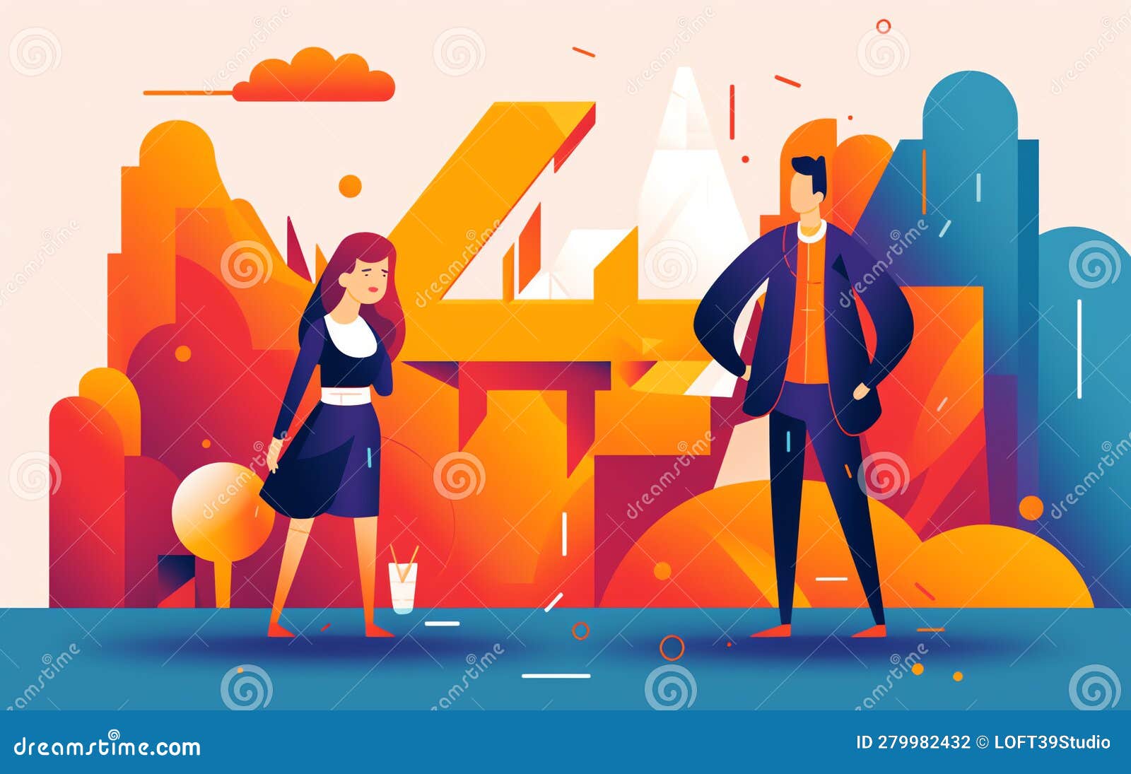 Claim Customer Landing Page Template. Tiny Characters With Sad Face ...