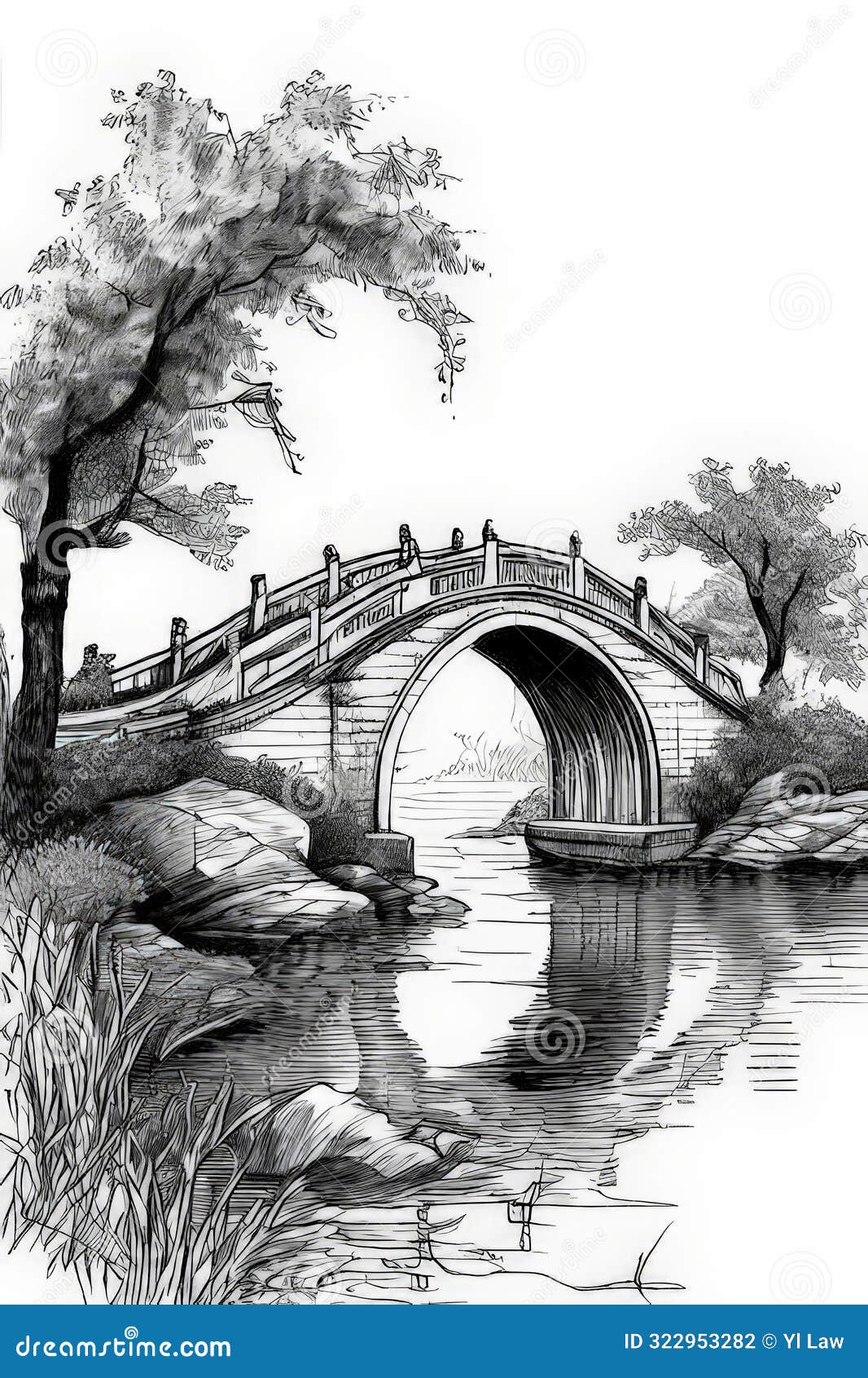 The Generative AI, Complete Romantic Bridges Editorial Photography ...