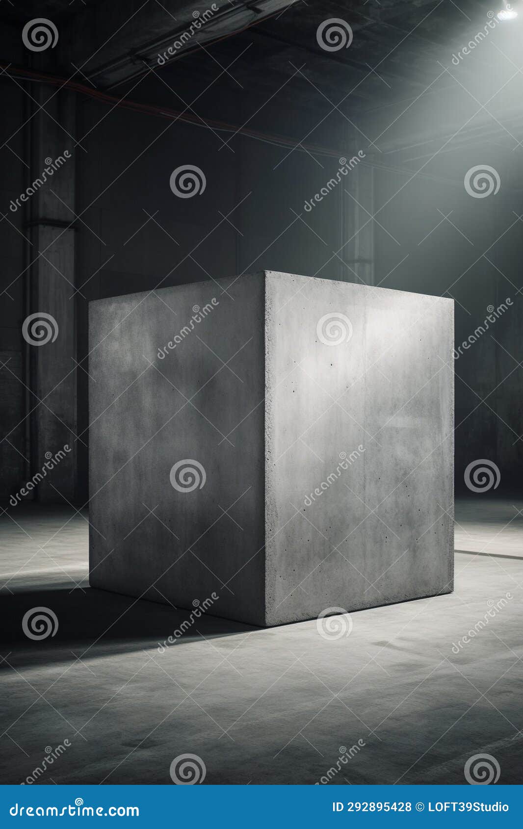 Concrete Cube 1696419809055 2 Stock Photo - Image of concrete, block ...