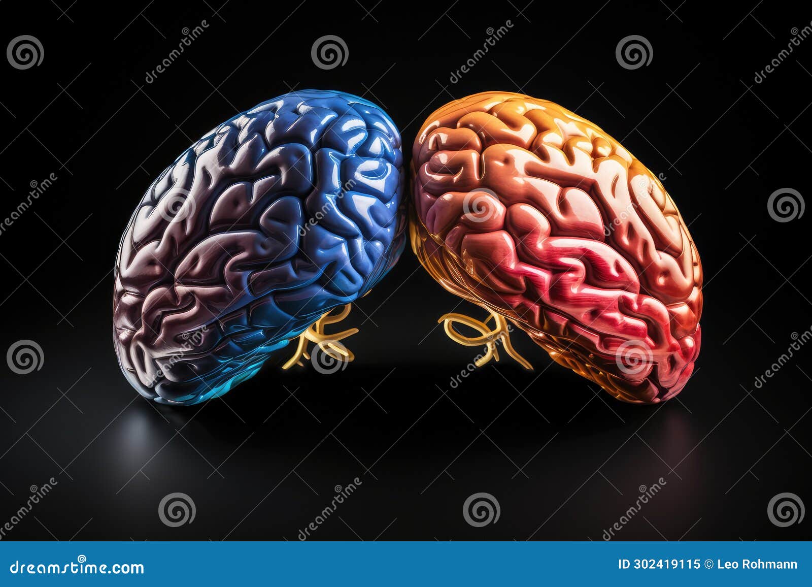 Fractal Colorful Light Brain Illustration, Educational Research ...