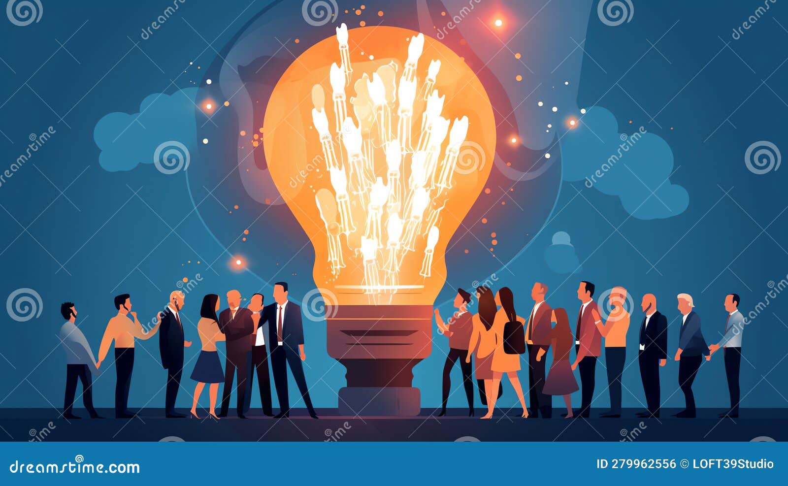 Generative AI Creative Idea- Stock Illustration - Illustration of head ... Generative AI Creative Idea- Stock Illustration - Illustration of head ...
