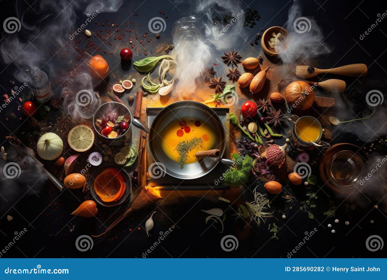 Generative AI : Culinary Canvas: an Abstract Representation of Gourmet ...