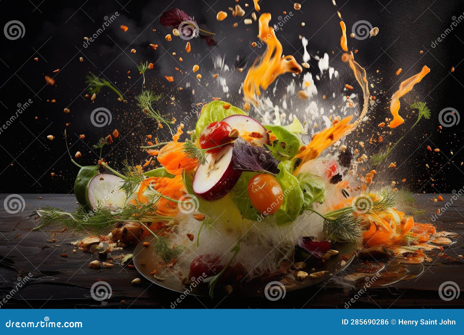 Generative AI : Culinary Canvas: an Abstract Representation of Gourmet ...