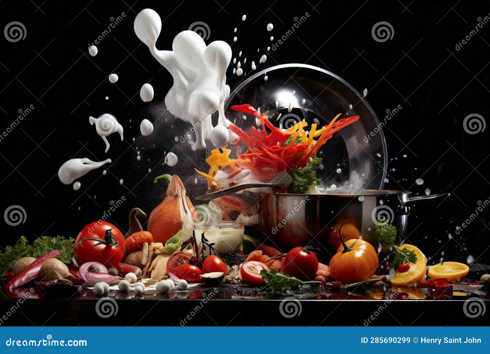 Generative AI : Culinary Canvas: an Abstract Representation of Gourmet ...