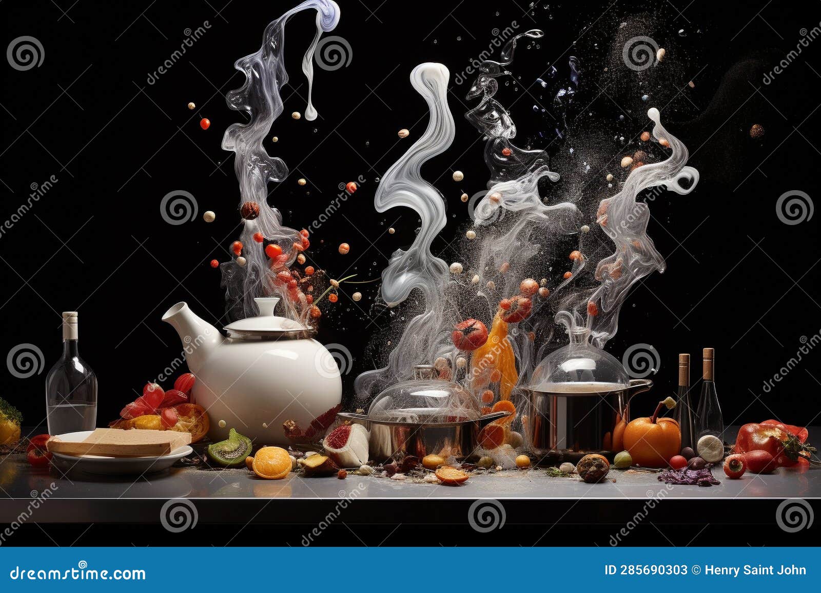 Generative AI : Culinary Canvas: an Abstract Representation of Gourmet ...