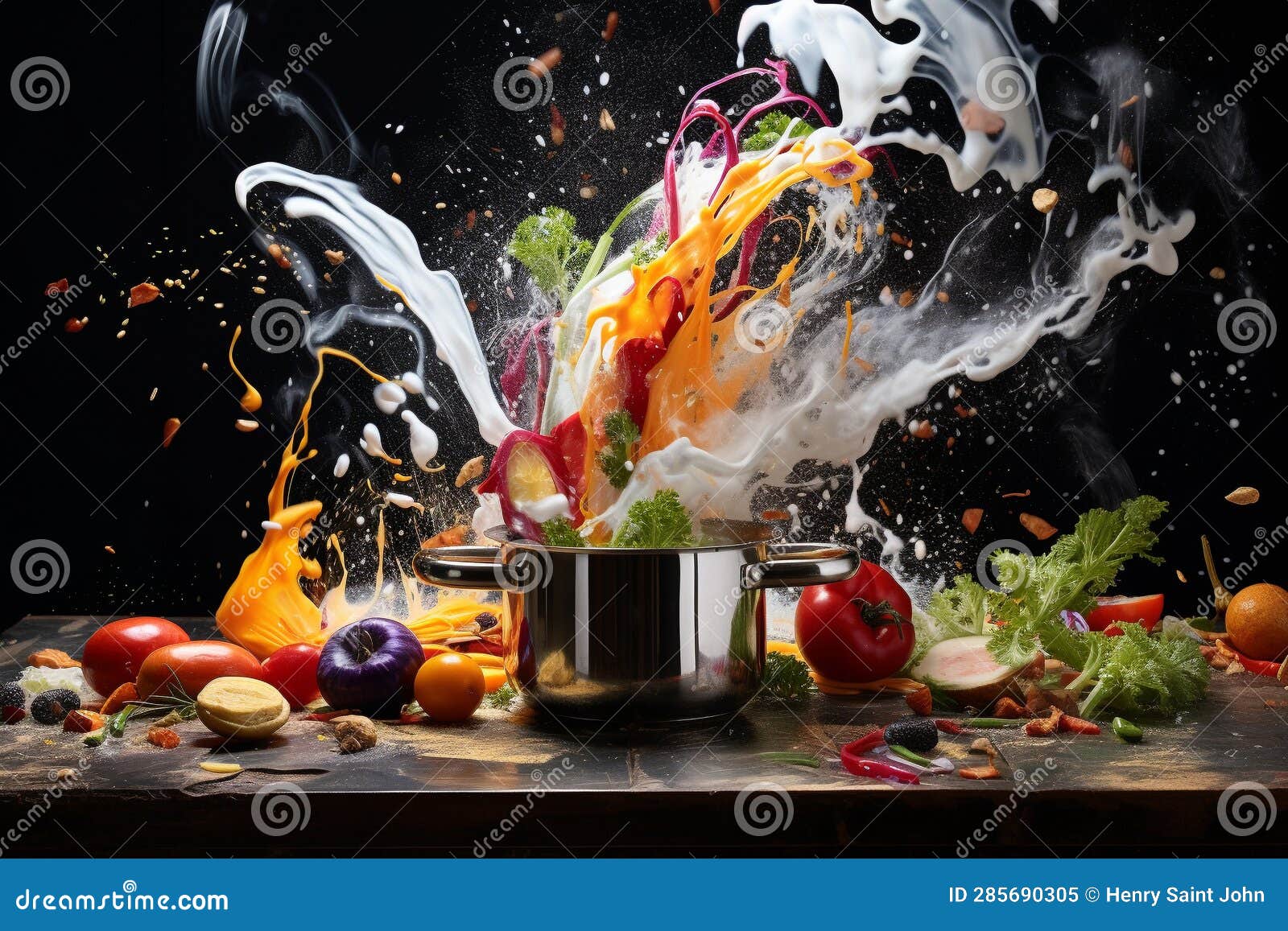 Generative AI : Culinary Canvas: an Abstract Representation of Gourmet ...