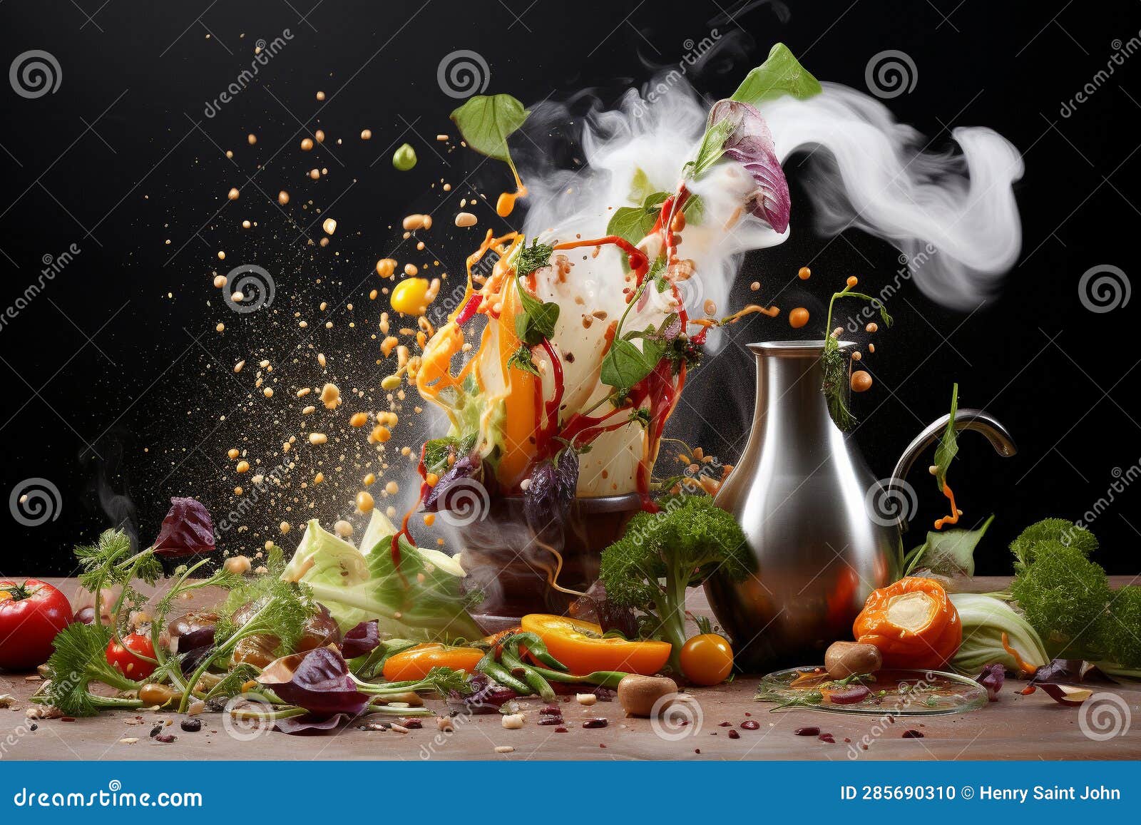 Generative AI : Culinary Canvas: an Abstract Representation of Gourmet ...