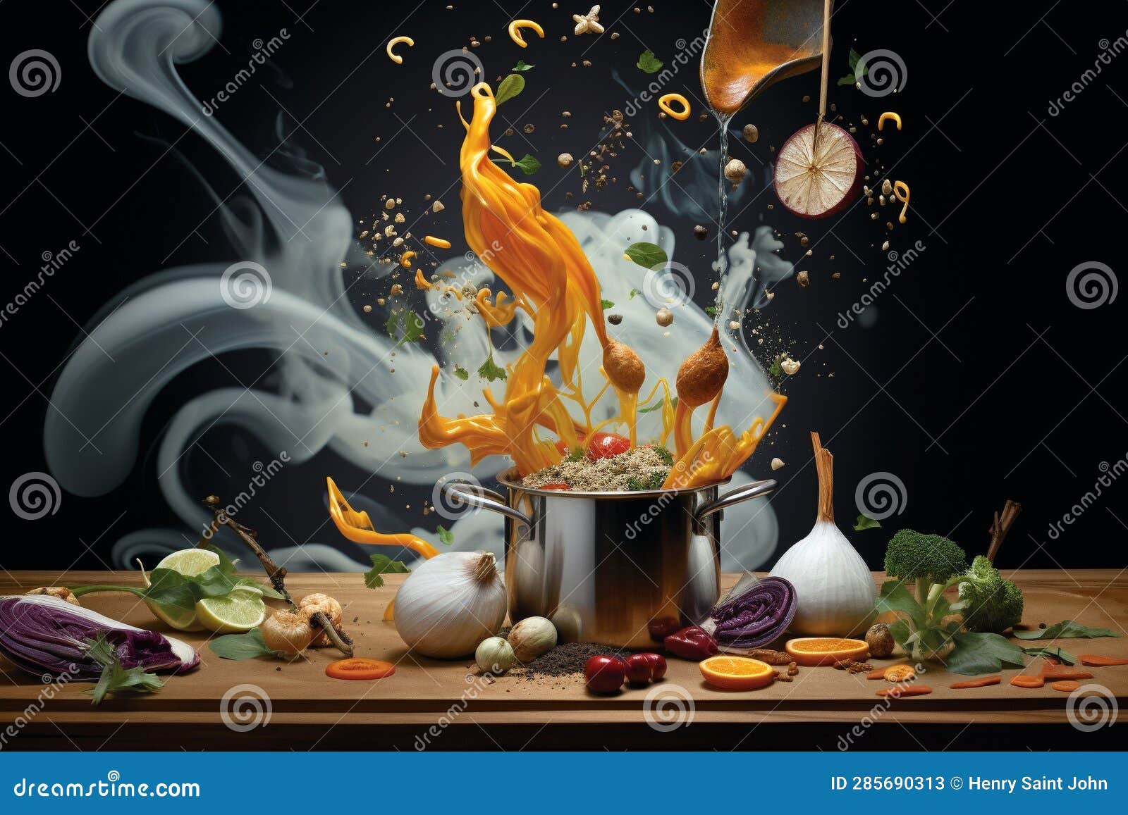 Generative AI : Culinary Canvas: an Abstract Representation of Gourmet ...
