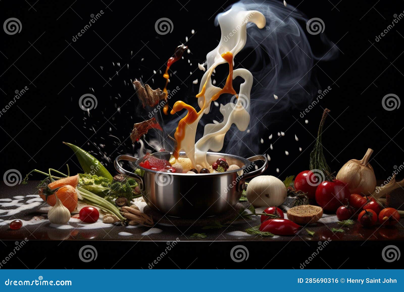 Generative AI : Culinary Canvas: an Abstract Representation of Gourmet ...